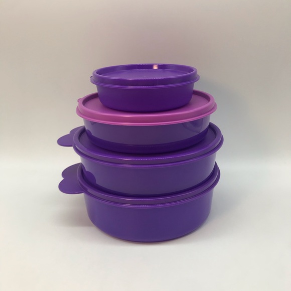 Tupperware | Kitchen | Tupperware Set Refriredondos 4 Container | Poshmark